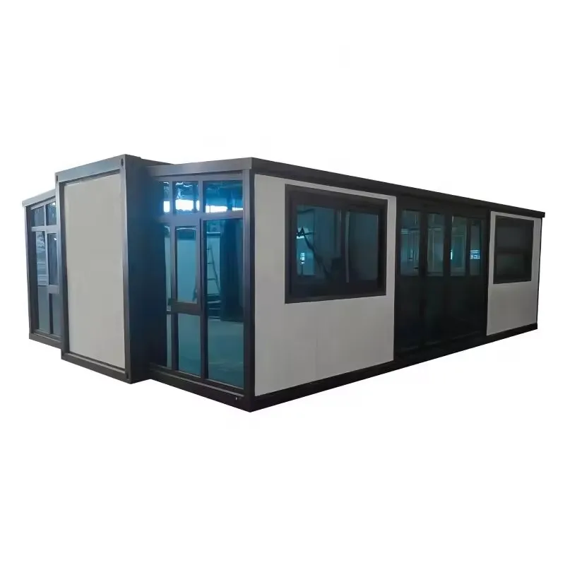 20ft Steel Structures Folding Living Prefab Modular Homes Stackable ...