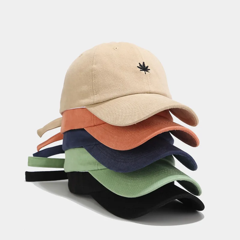 Alibaba.com: QIANXUN Maple Leaf Embroidery Baseball Cap, soft cotton ...