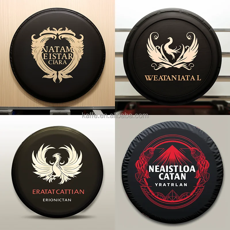 Custom Logo Spare Tire Covers Tyre Cover Wheel Covers For Caravans ...