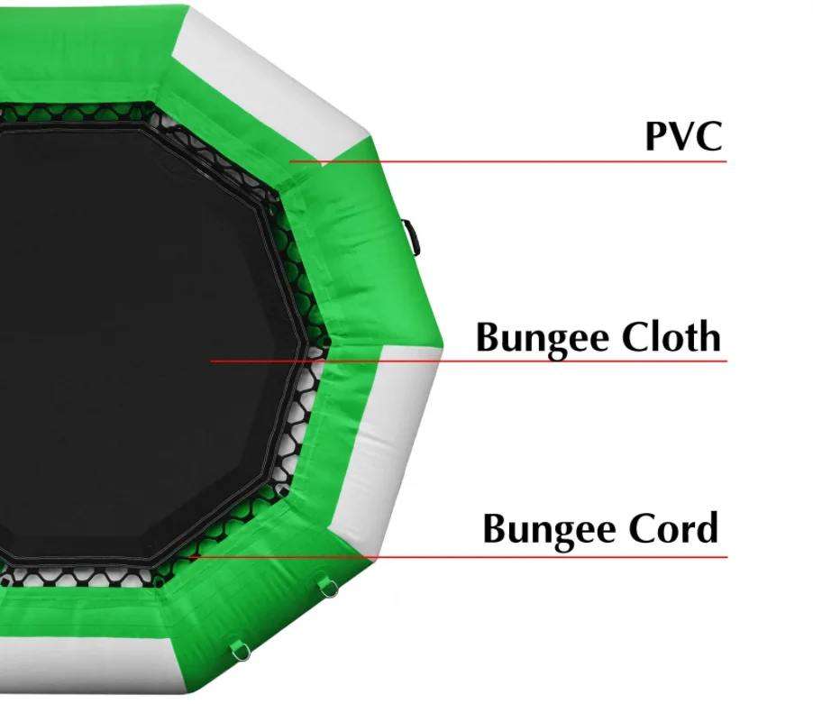 Floating Island Pool Drop Stitch Boat Dock - Water Trampoline