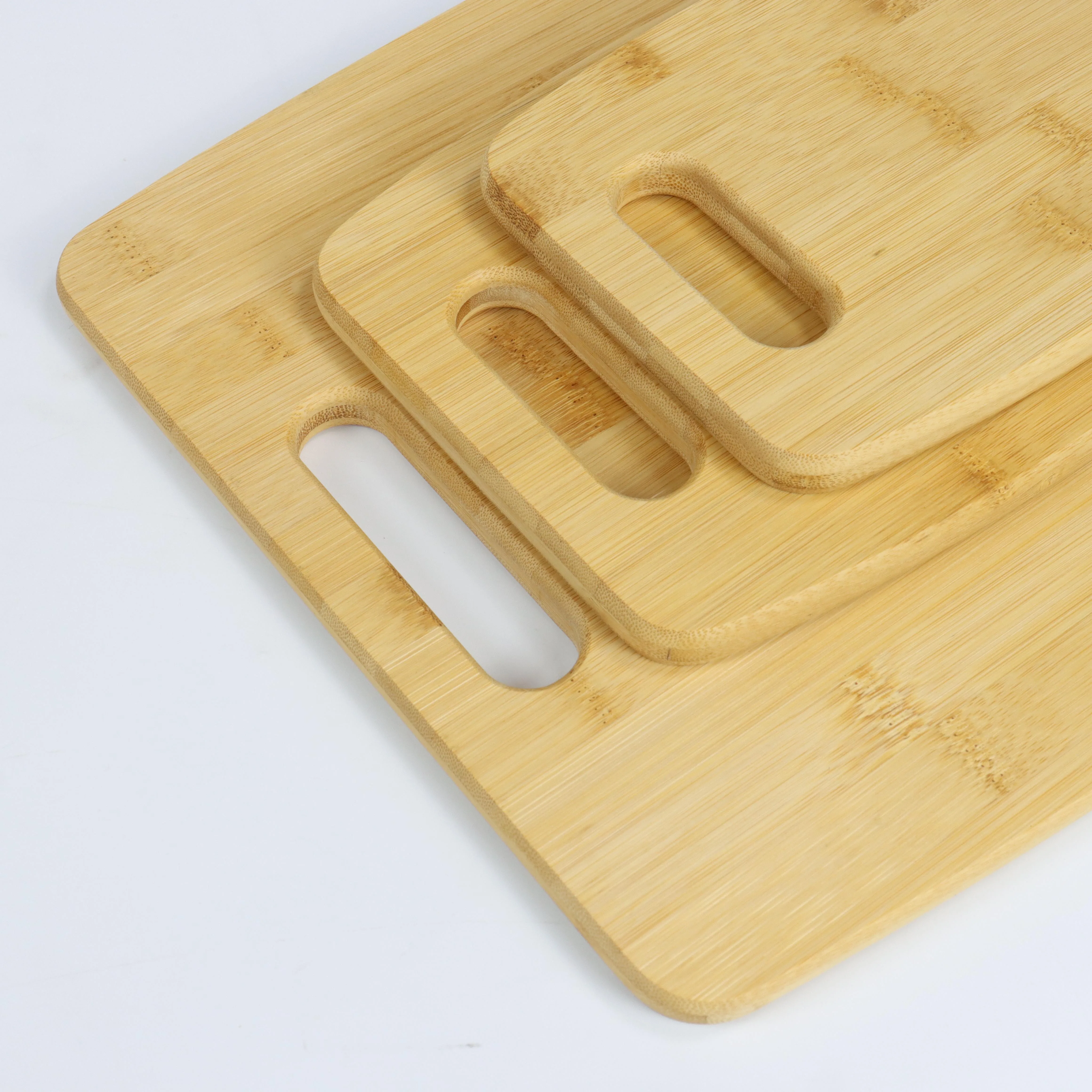 Custom Shape Luxury Extra Large Rectangular Large Natural Bamboo Food ...