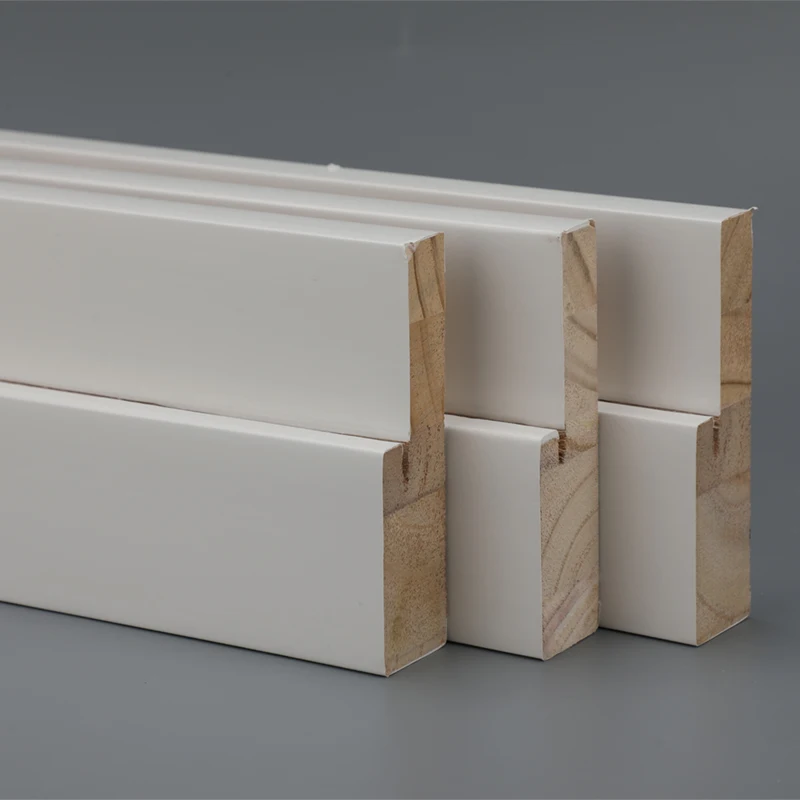 Good Quality White Primed Decorative Wood Moulding Trim