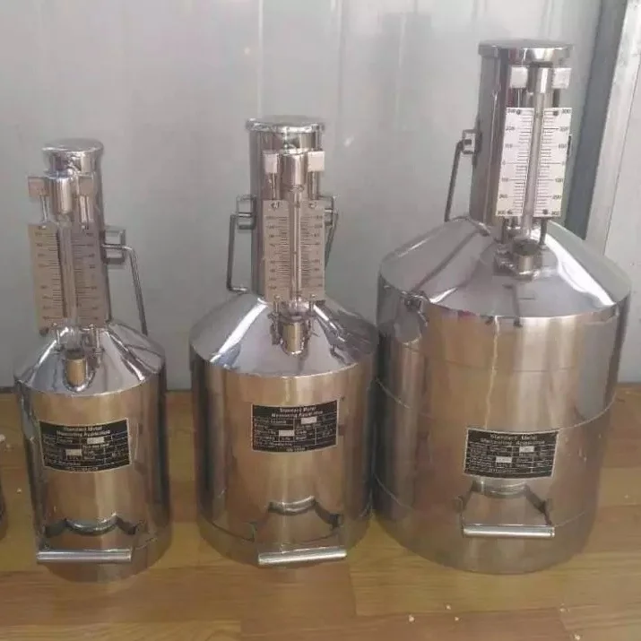 stainless steel Fuel Dispenser Calibrated Fuel Measuring Can 5L 10L 20L ...