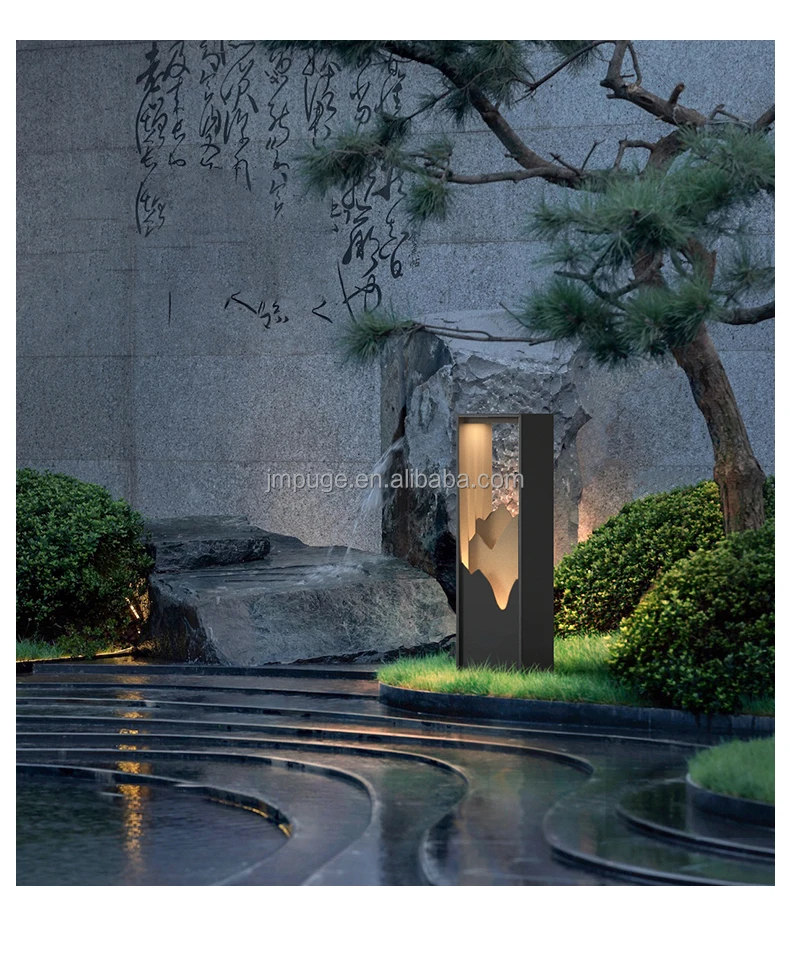 Outdoor IP65 Waterproof Led Bollard for Hotel Aluminium Modern Style COB Led Garden Light 10W ...