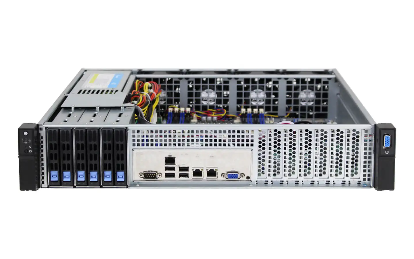 Ultra Compact 2u Rackmount Server Chassis M24306 For Eatx Boards & 6 ...