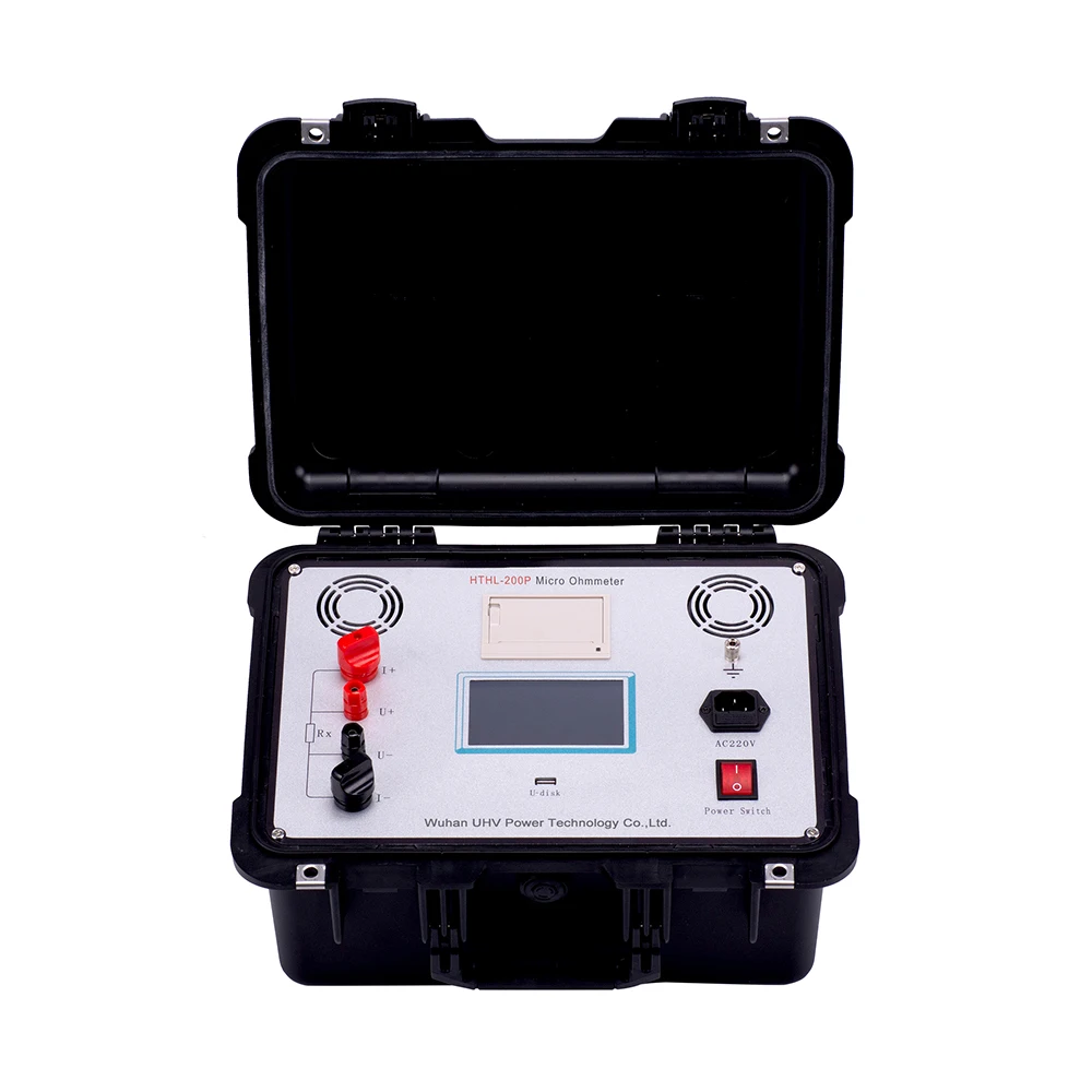 UHV-H200P 200A Loop Resistance Test Kit Contact Resistance Tester ...