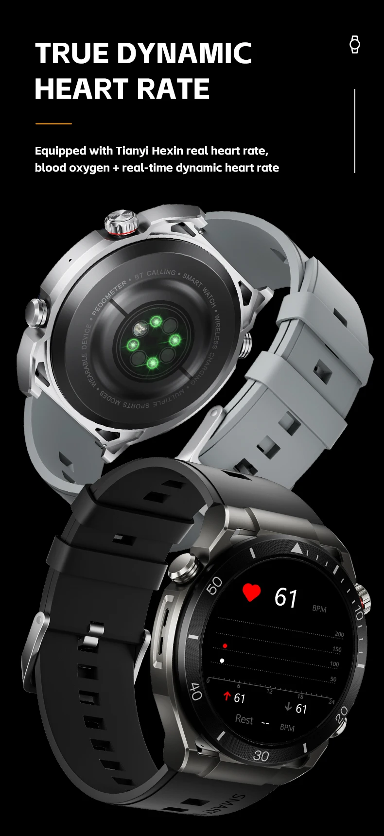 Ws-20 1.43inch Amoled Hd Large Screen High Speed Smooth Sports Mode Nfc Control Unlocking Stereo ...