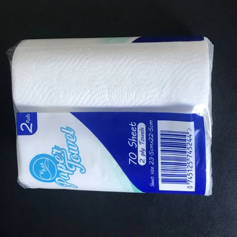 Factory Direct Sale Kitchen Paper Towel 1/2 Ply Bamboo Pulp Bleached ...