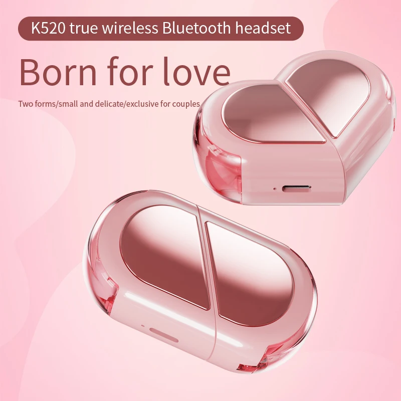 Super Mini Invisible Wireless Tws Earphone Lovely Headset Zero Delay ...