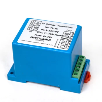 Analog Output 3 Phase Current Transmitter 24v Dc Three Phase Ac Voltage ...