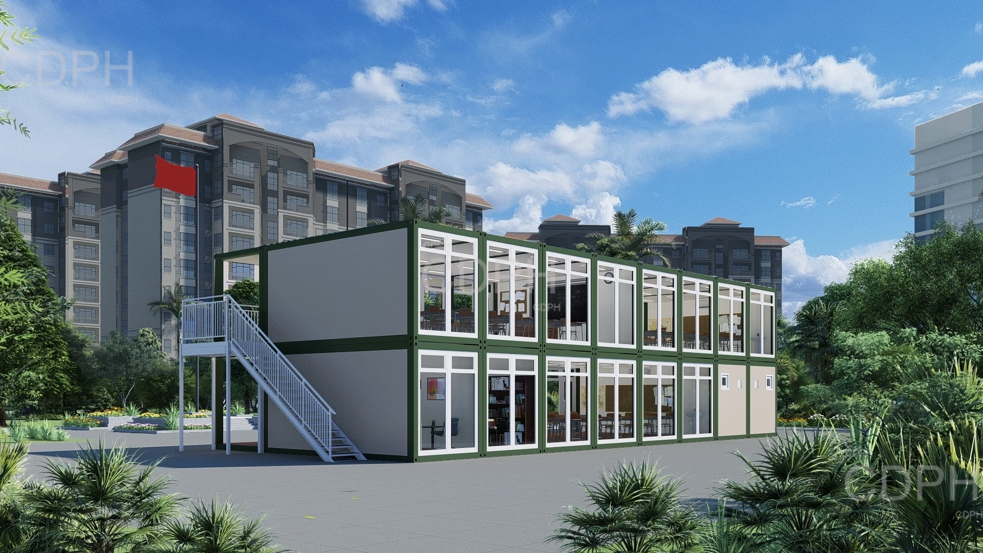 Ce Standard Prefab Tiny House/modular Building For School & Classroom ...