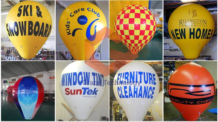 New Design Hot Air Advertising Inflatable Balloon Giant Roof Top ...