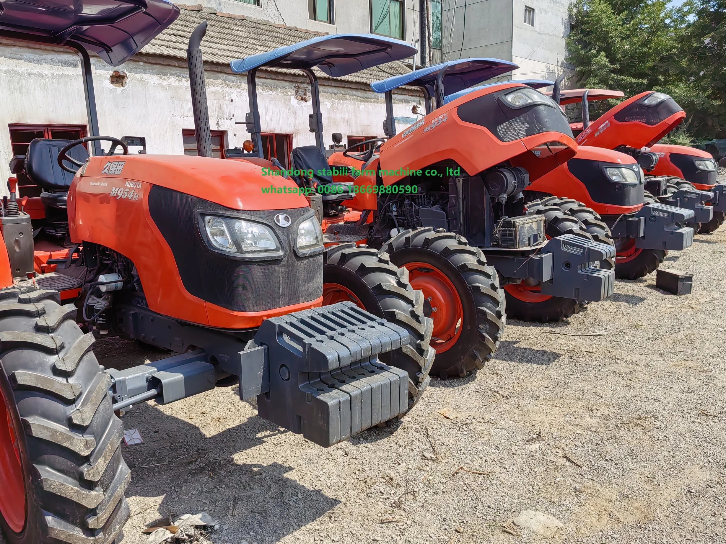 Used Tractors Japanese Tractor Kubota 9540 4x4wd Farm Equipment ...