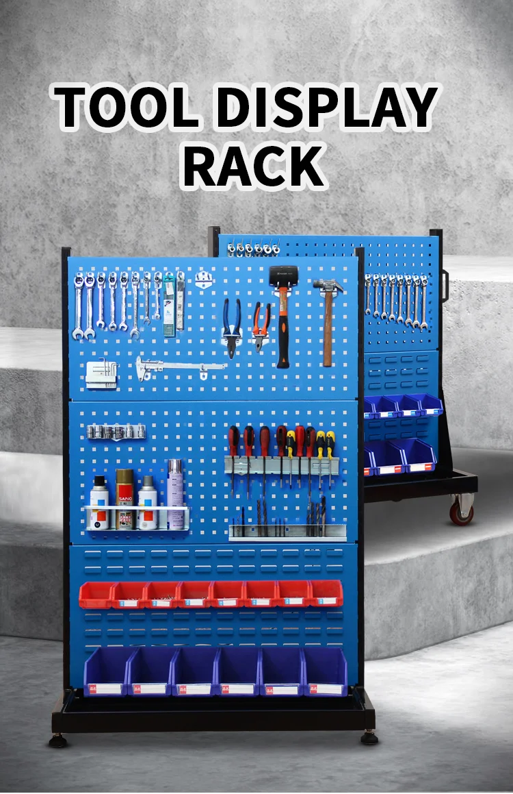 Retail Store Wall Power Tool Pegboard Display Stand - Buy Tools Display ...