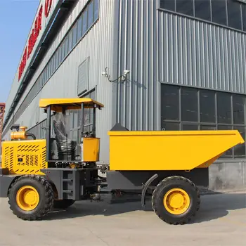 Hydraulic Automatic Rotary Dumper 4 Wheel Drive 9 Ton Bucket Capacity ...