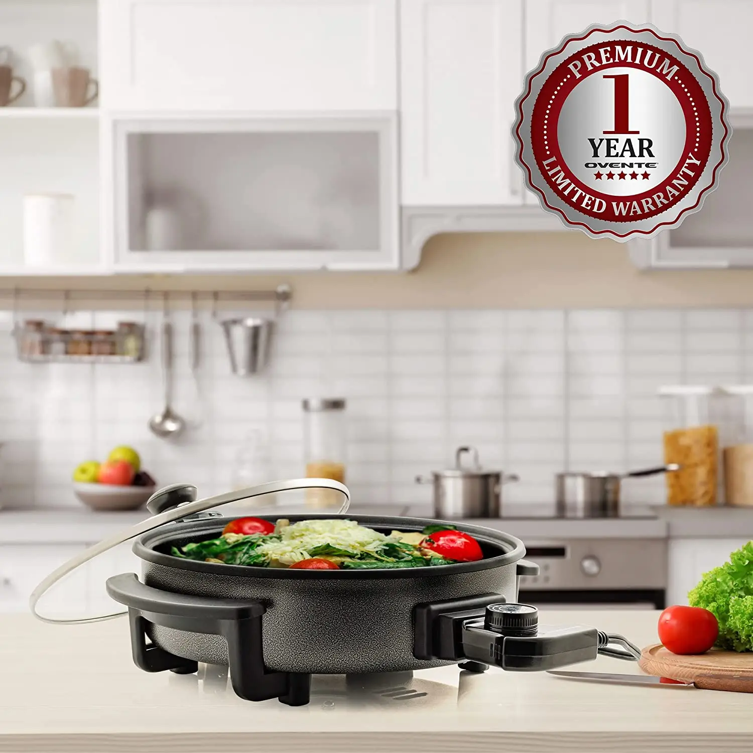 Hot Selling Electric Skillet 30cm Round Non-stick Coating Pizza Grill ...