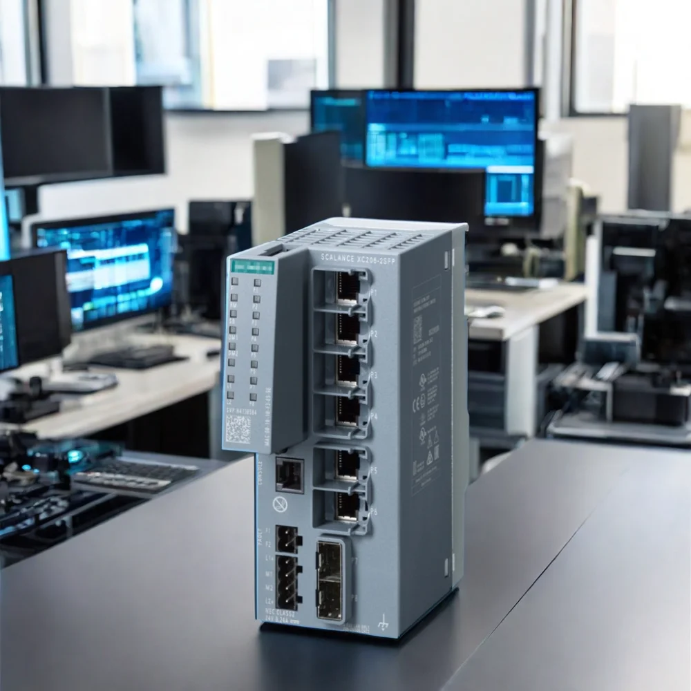 Siemens Scalance XC206-2SFP Manageable Layer 2 IE Electrical Switch Module 6GK5206-2BS00-2AC2 ...