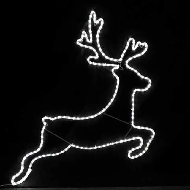 Led Rope Light Christmas Reindeer Motif Light - Buy Led Rope Light,2d ...