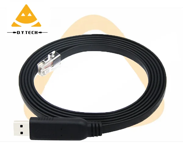 USB to RJ45 Debugging Console Cable Gold Plated for H3C Cisc0 Control Configuration Switch ...