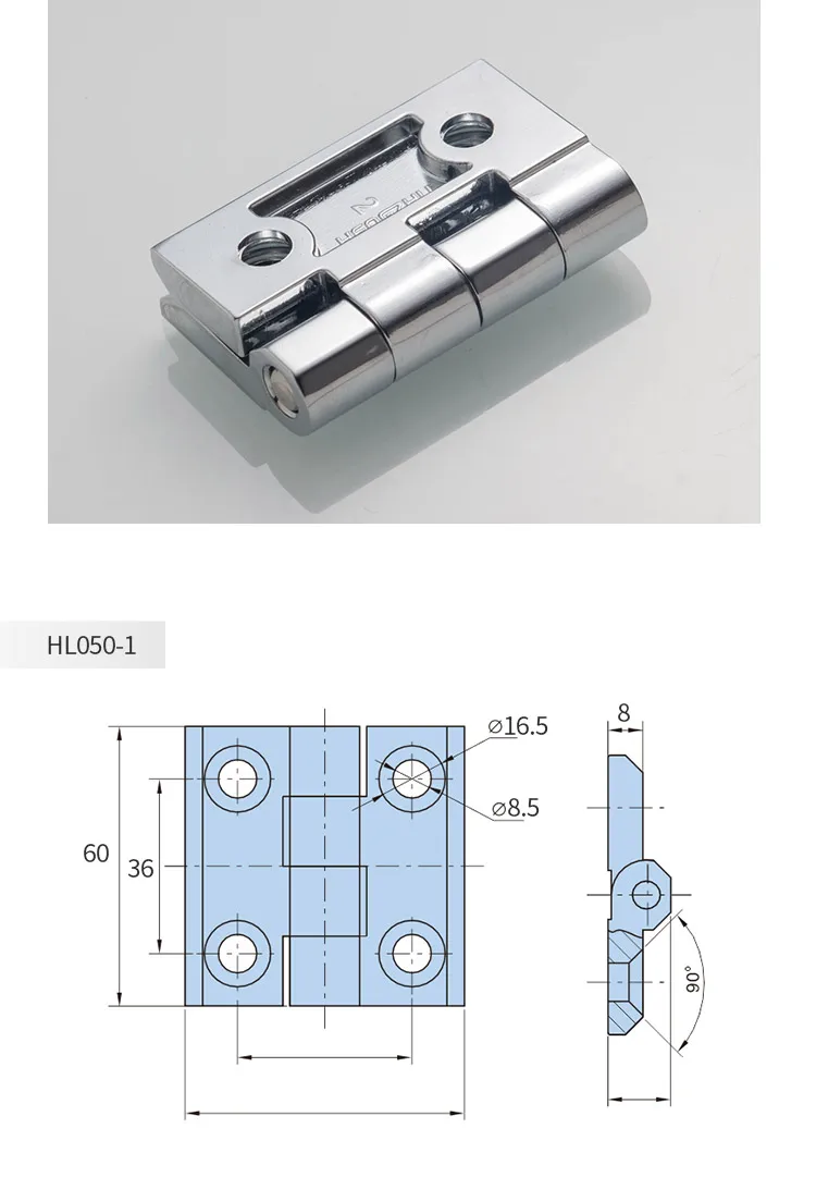 Hengzhu Hl050 Switchgear Hinges 180 Degree Electrical Panel Door Hinges ...