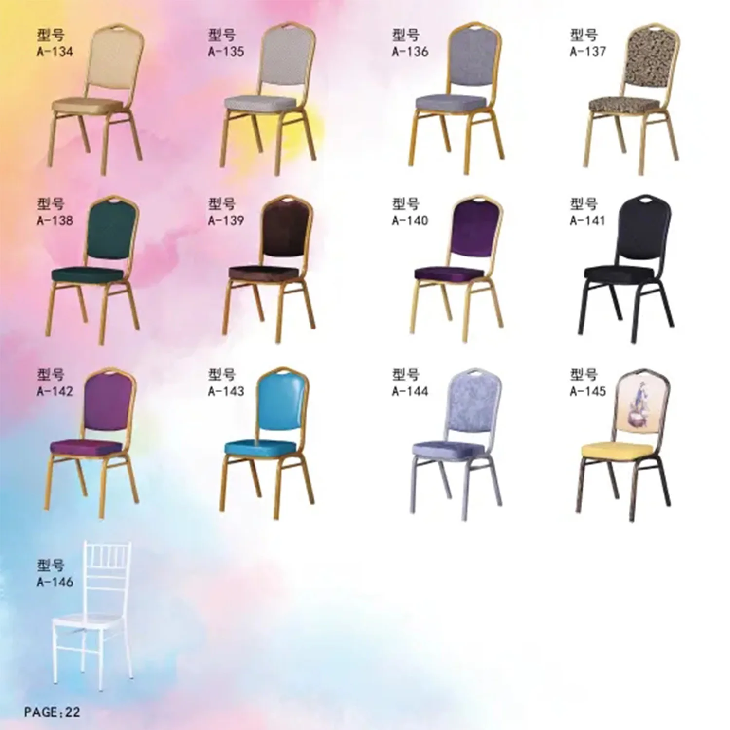 Blue Banquet Event Church Chairs - Durable and Stylish