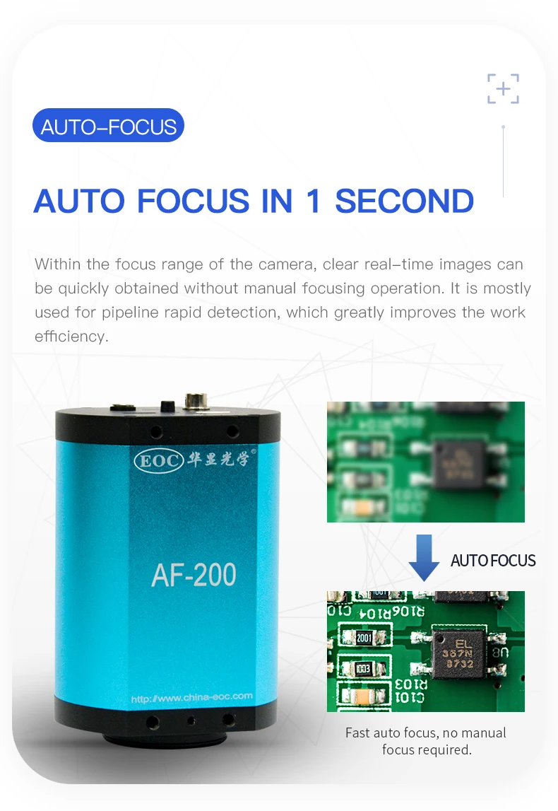 Eoc Auto Focus Microscope Industry Industrial Hd High Definition H-d-m ...