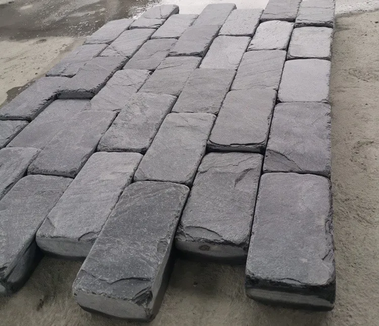 Wholesale Tumbled Grey Slate Cobblestone for Driveway Paving| Alibaba.com