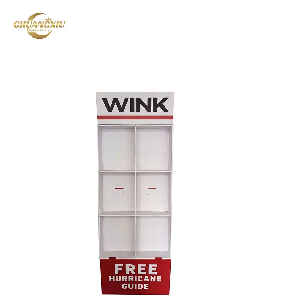 Multifunctional Standing Booth Display Stand Cardboard Retail Store ...