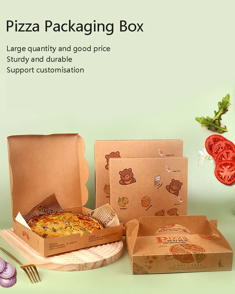 Custom Made Corrugated Black Pizza Box - Buy Mini Pizza Box black ...