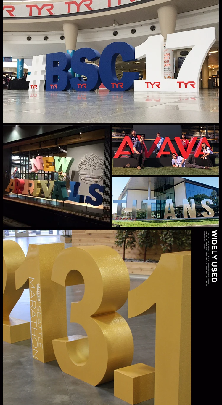 Sp Factory Custom Led Electronic Signage Giant Channel Letter Outdoor ...