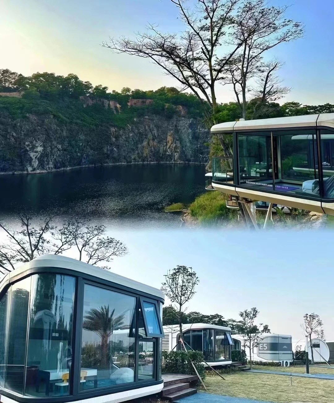 Luxury Prefab Vessel Mobile Prefabricated Commercial Home for Tourism ...