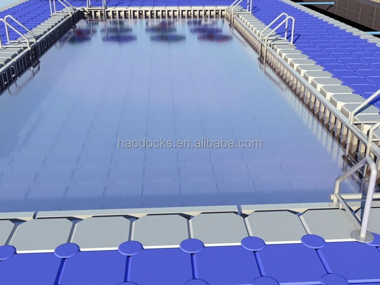 HDPE Modular Removable Marine Floating Swimming Pond