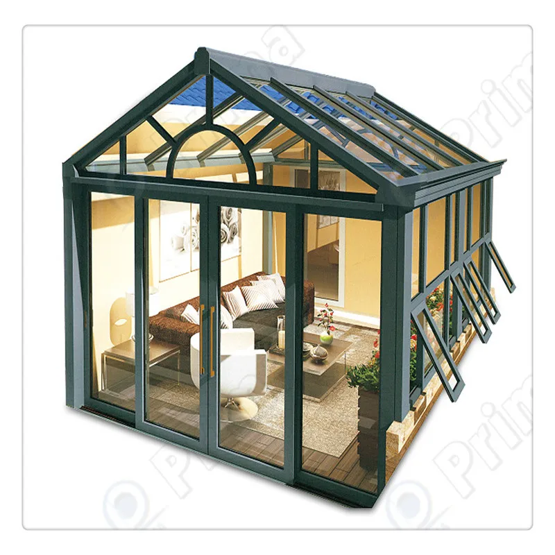 Prima Free Standing Insulated Glass Veranda Sunrooms Roof Panels Sun ...