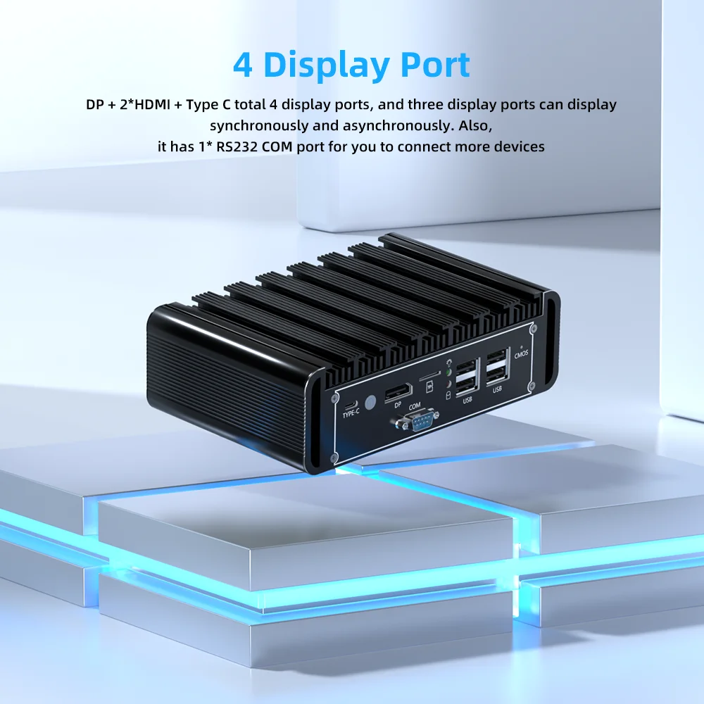 12th Gen N100 Pfsense Firewall Router Desktop Computer 5* I225 I226 2.5g Lan Ddr5 Nvme ...