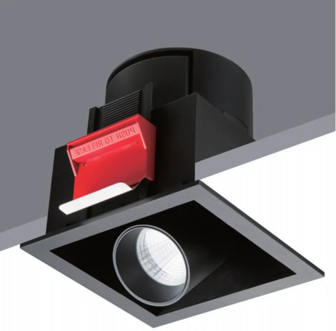 Removable Led Recessed Spotlight 20w Dimmable Black/white Trim Or ...