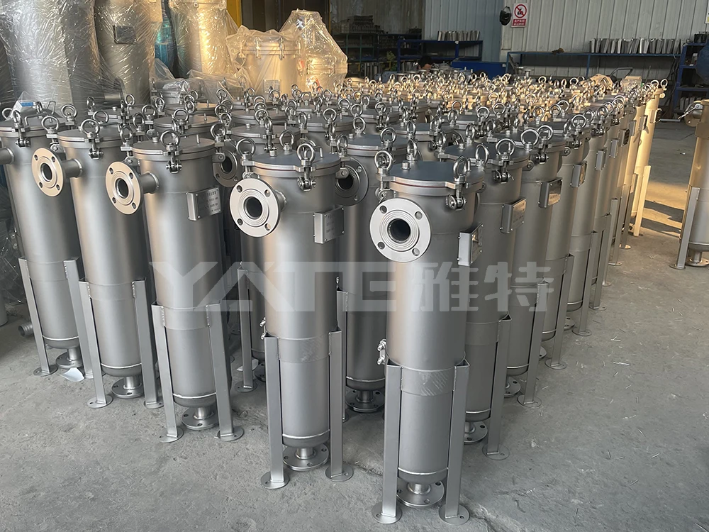 Juice Honey Perfume Filter Stainless Steel 304 Duplex Bag Filter ...