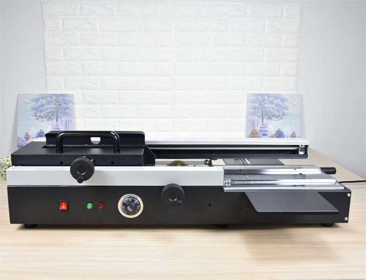 2020 Production Automatic Hot M40 A4 Glue Binding Machine Maniual ...