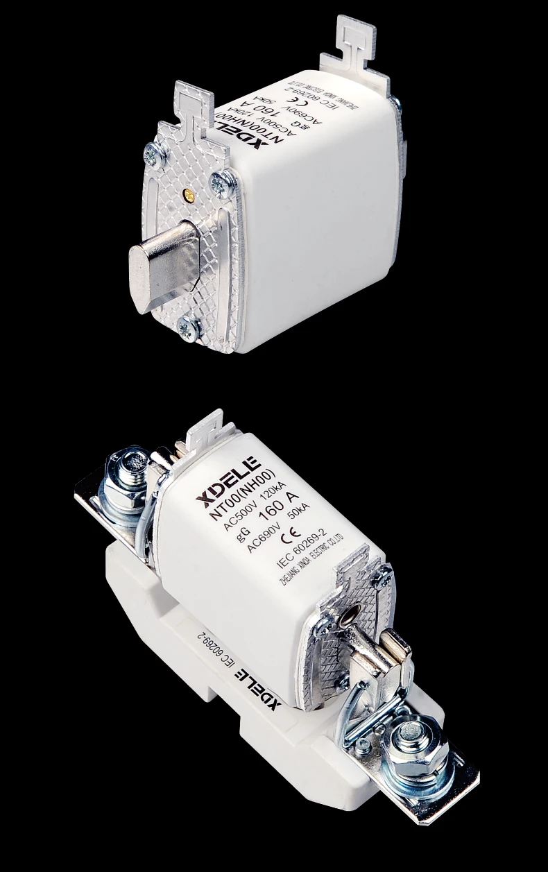 Nh00 Nh Series Ac500v Hrc Fuse Base Low Voltage Ceramic Fuse - Buy ...