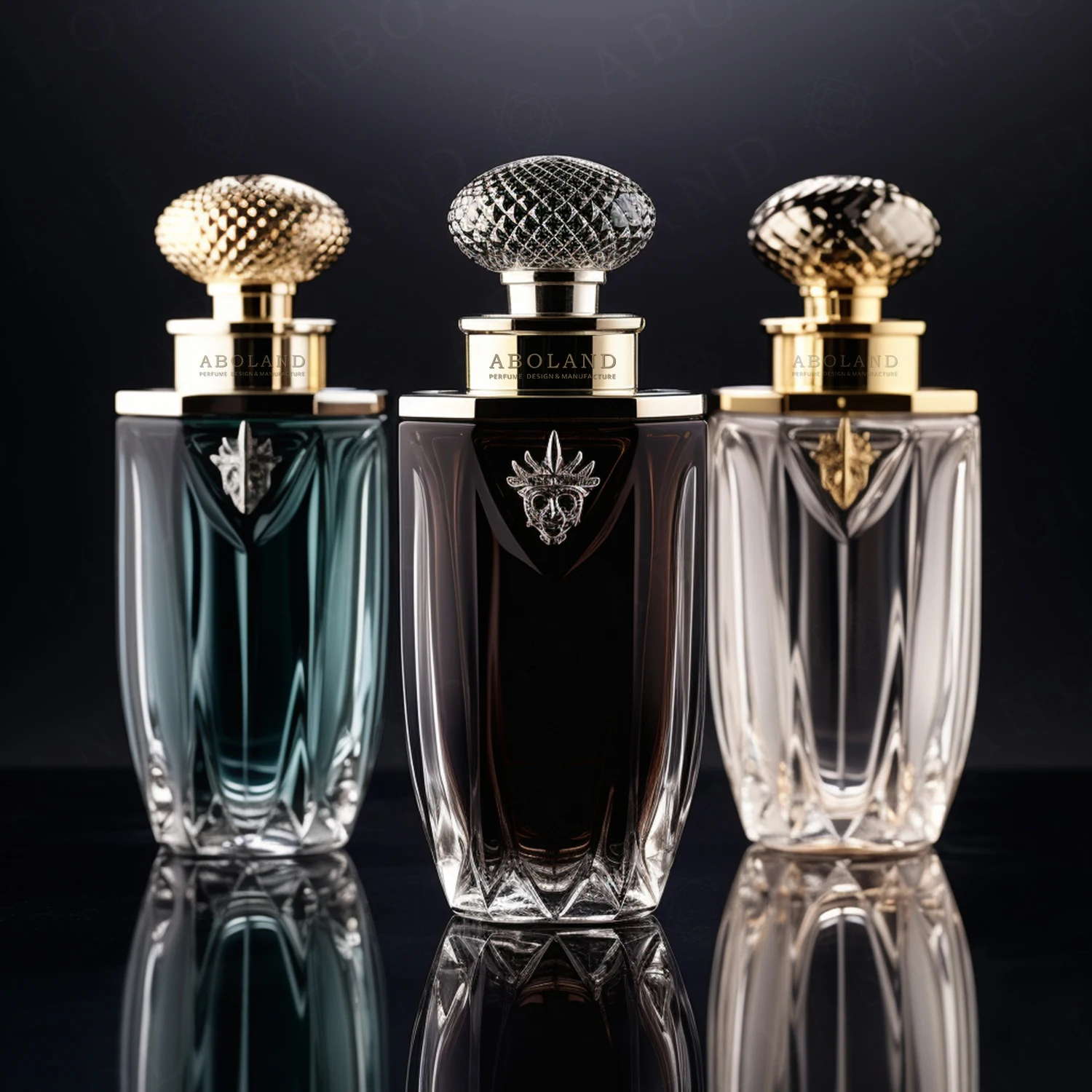 100ml Luxury Unisex Perfume Package Glass Perfume Atomizer Perfume ...