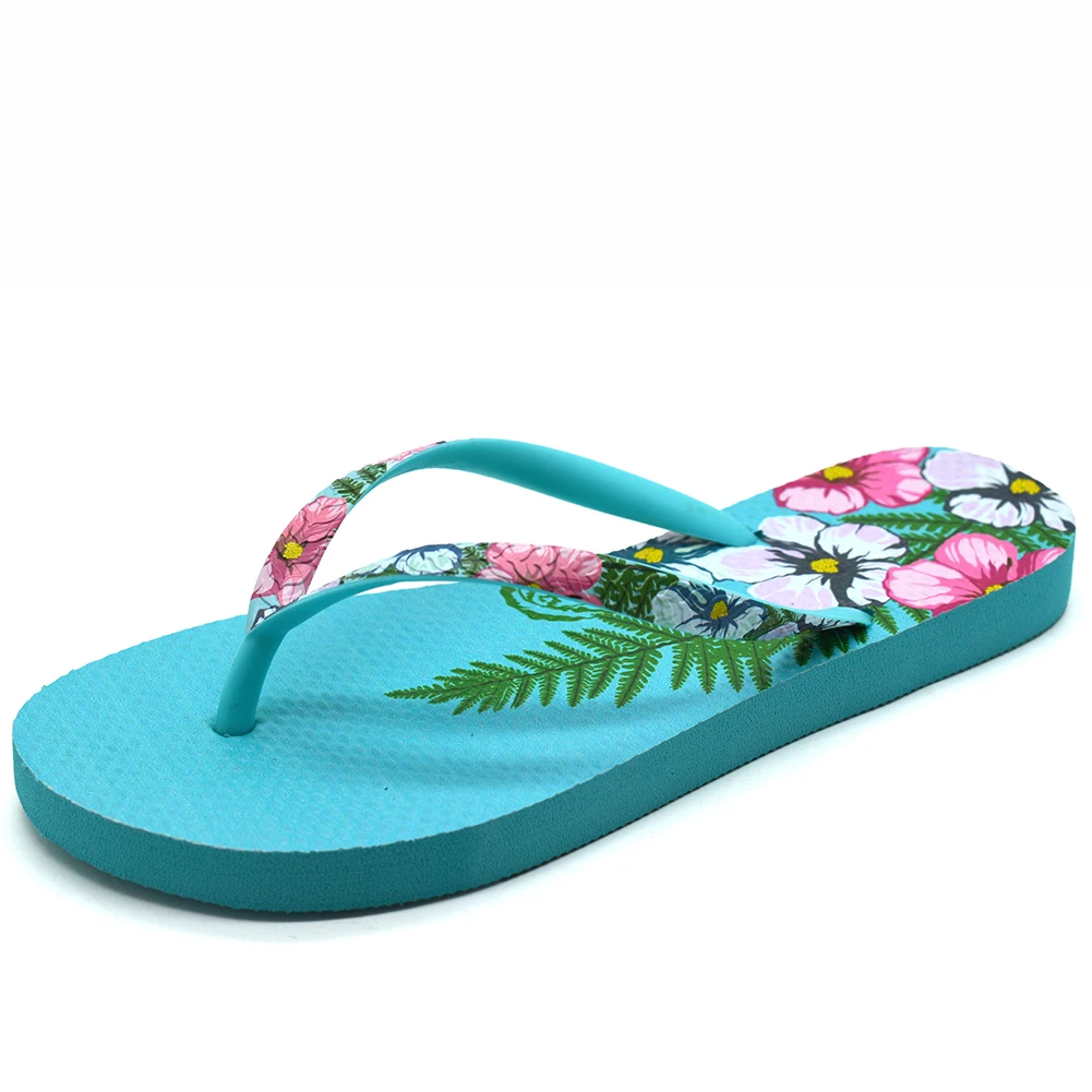 Hot Sales Digital Print Women Rubber Flip Flops - Lightweight & Quick ...