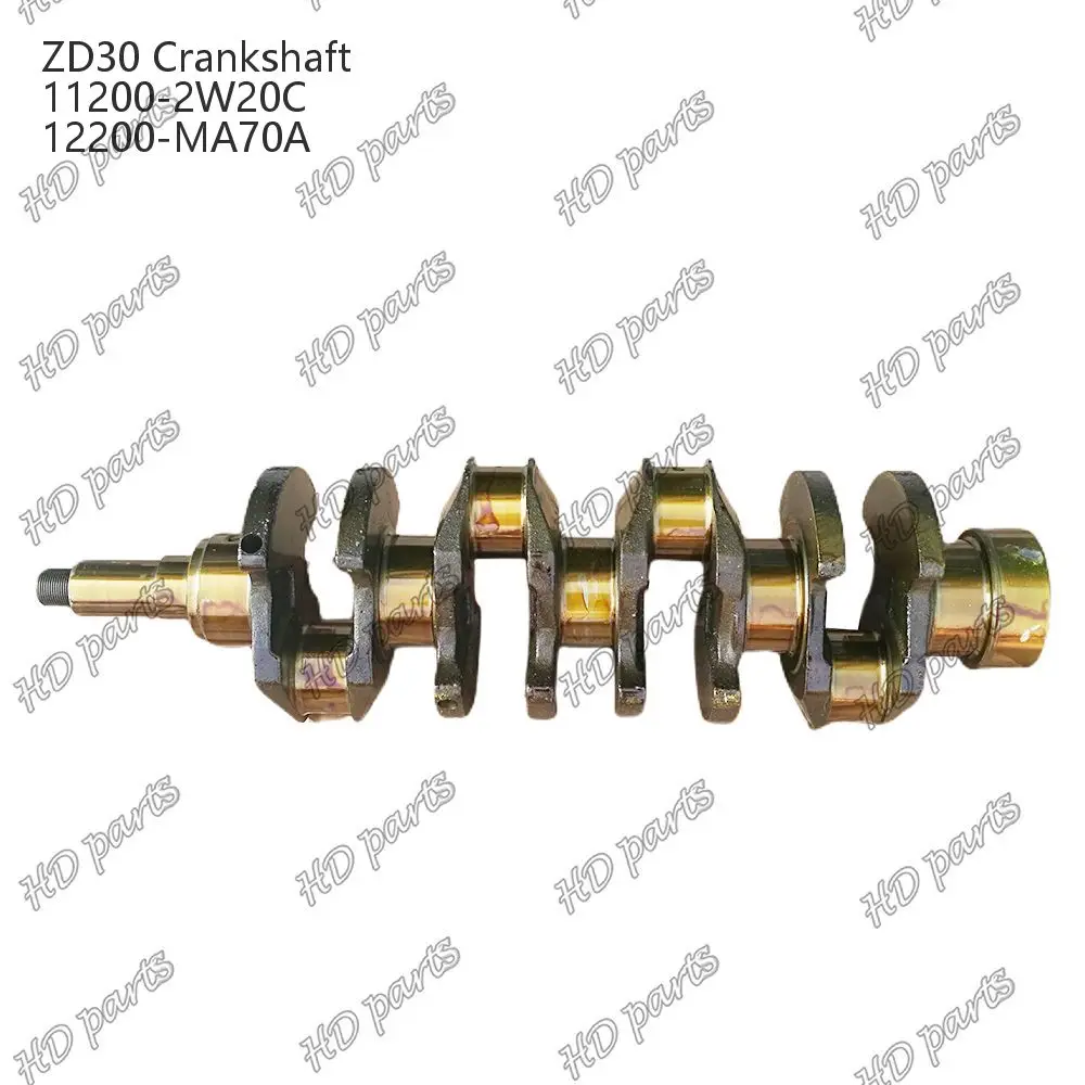 Zd30 Crankshaft 11200-2w20c 12200-ma70a For Nissan Diesel Engine Parts ...