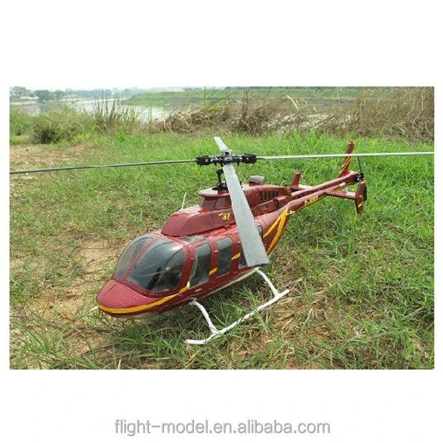 Helicopter Fuselage 470 BELL 407 Red Gold Painting KIT