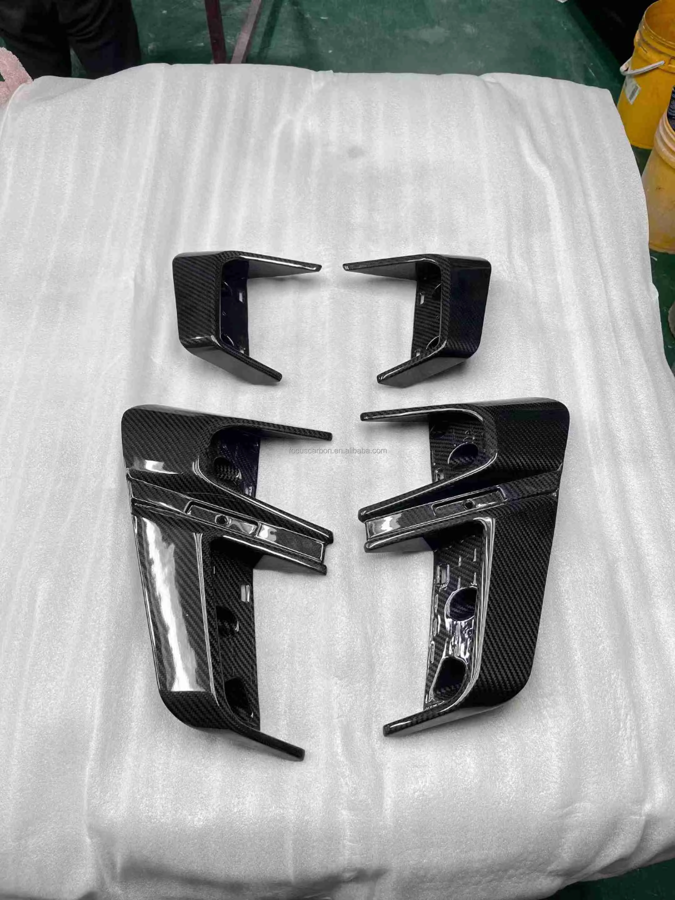 High Quality BS Style Body Kit Wheel Eyebrows Dry Carbon Fiber Vent for ...