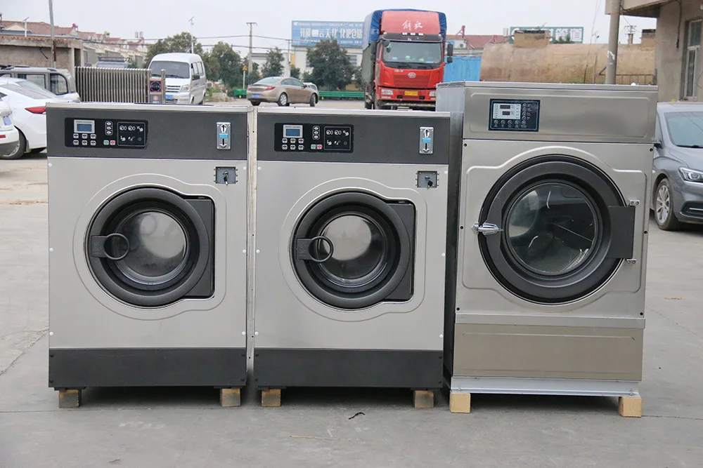 25kg Full Automatic Commercial Coin Operated Self Service Laundromat ...