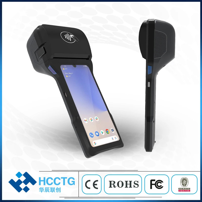 80mm Thermal Receipt Printer 4g Android Handheld Smart Cashless Payment ...