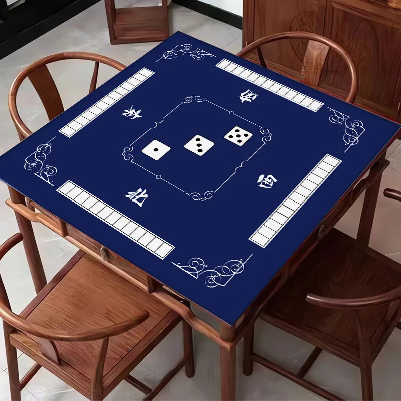 Mahjong Table Mat Rubber Mat Table Topper Portable Layout For Family ...