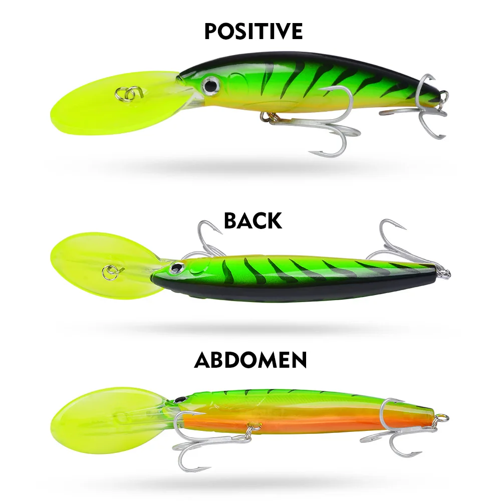 Alibaba.com: 32g 50g 75g Deep Diving Large Minnow Lure Artificial ...
