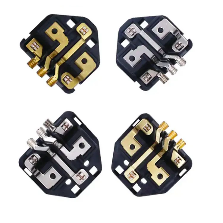 Factory Direct Sale Insert Plug Two Pins 2 Pin Bs Brass Uk Plug Insert ...