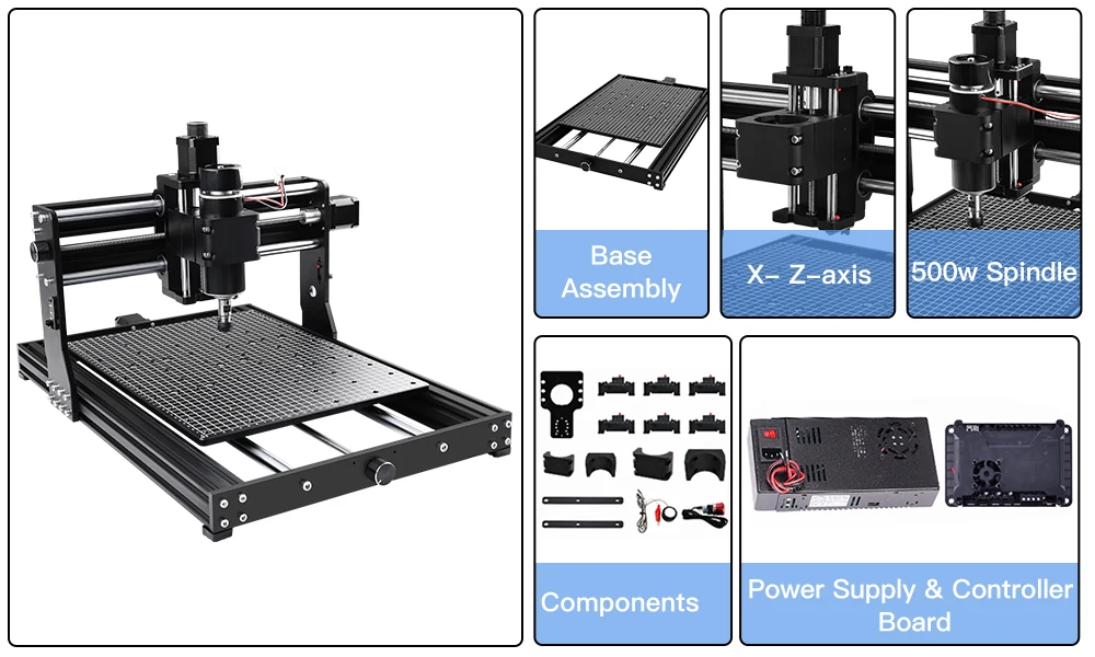 CNC 4030 Pro - Versatile Milling Machine for Metal & Wood