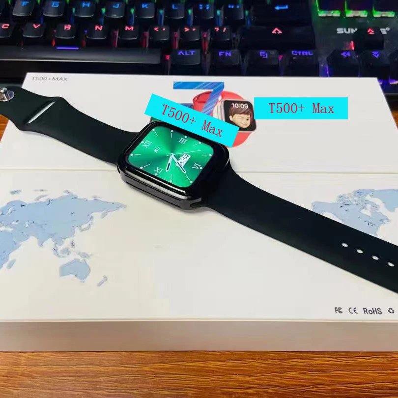 New Modelt500+max Pro Smartwatch Watch7 Woman Wireless Charging 3d ...